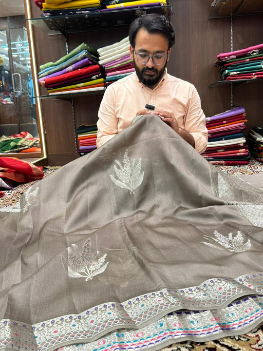 Raw Mango Silk – Unique Threads Sarees