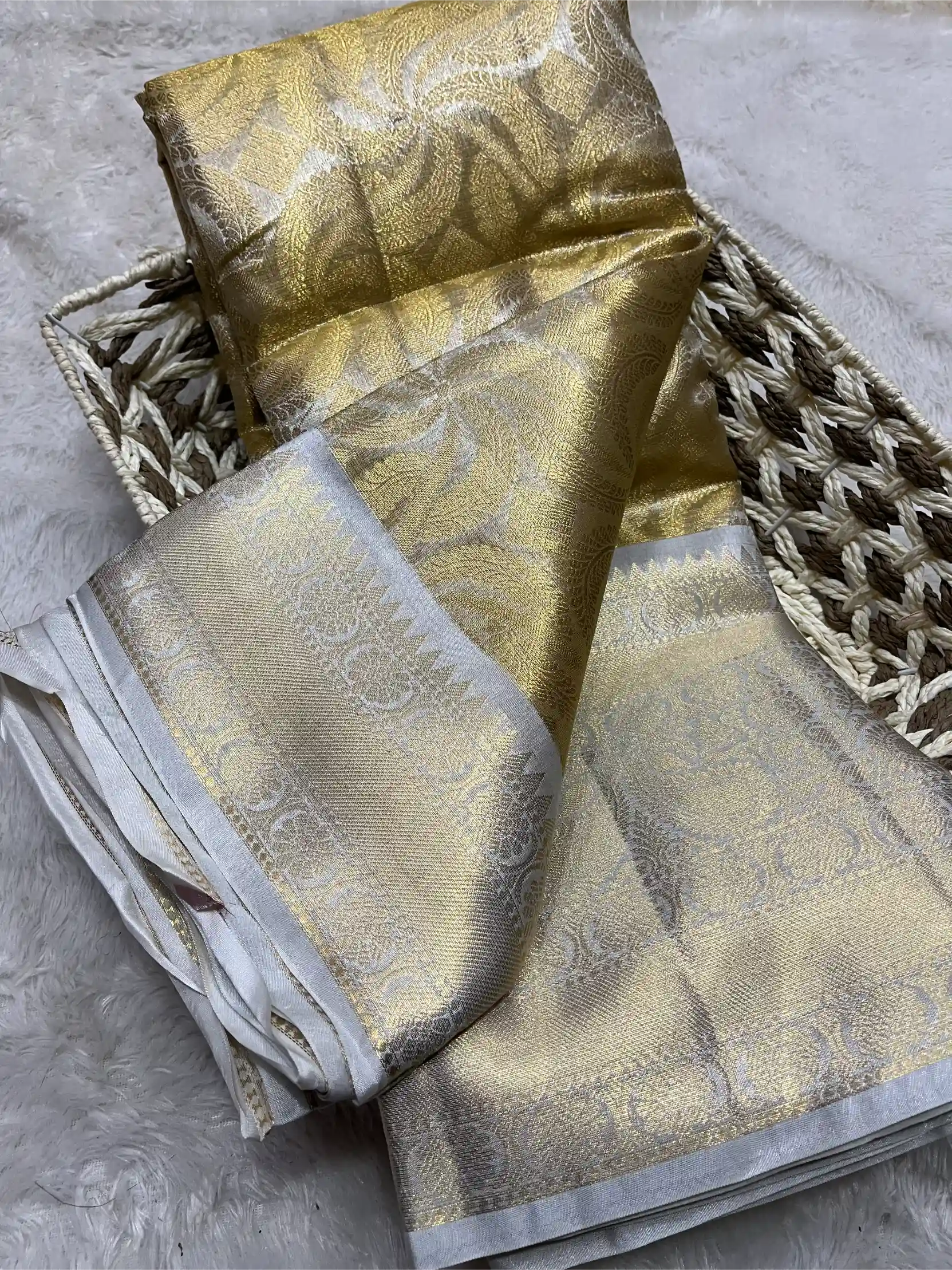 Traditional Softsilk Designer Banarasi Saree – Unique Threads Sarees