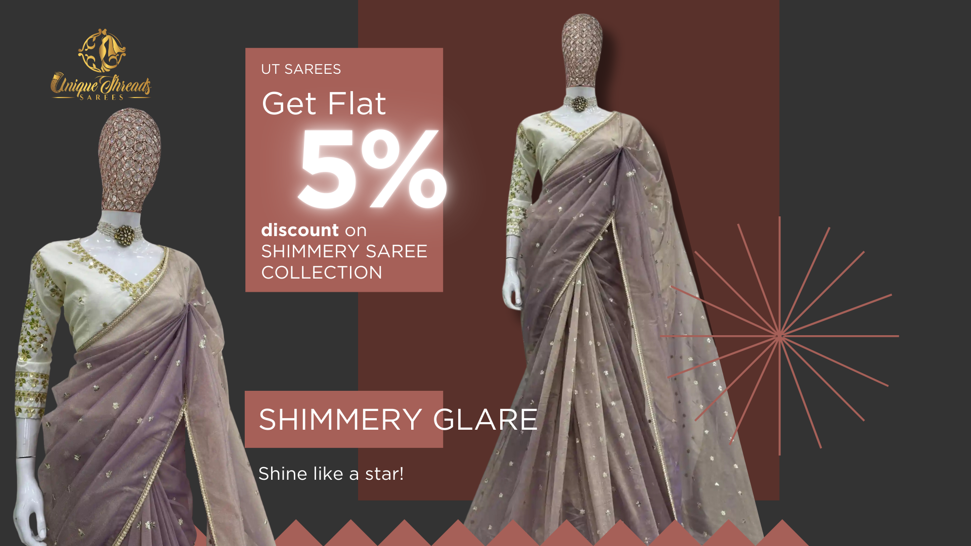 Unique Thread Sarees | Shop Banarasi Silk Sarees Online – Unique Threads Sarees